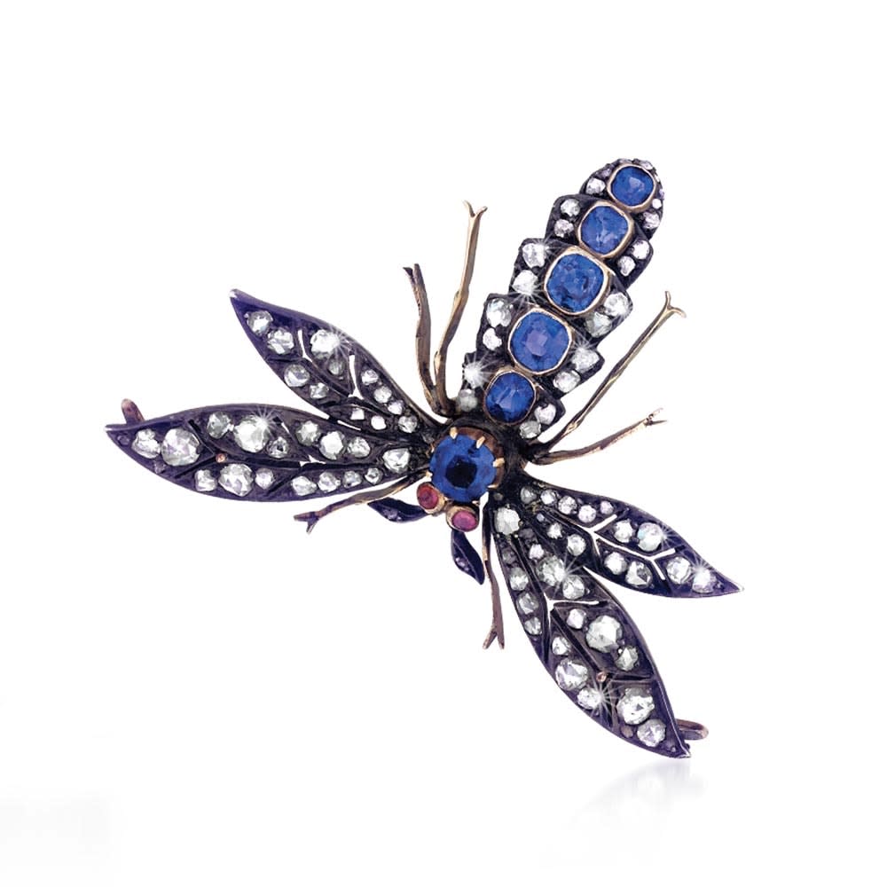 victorian bug brooch