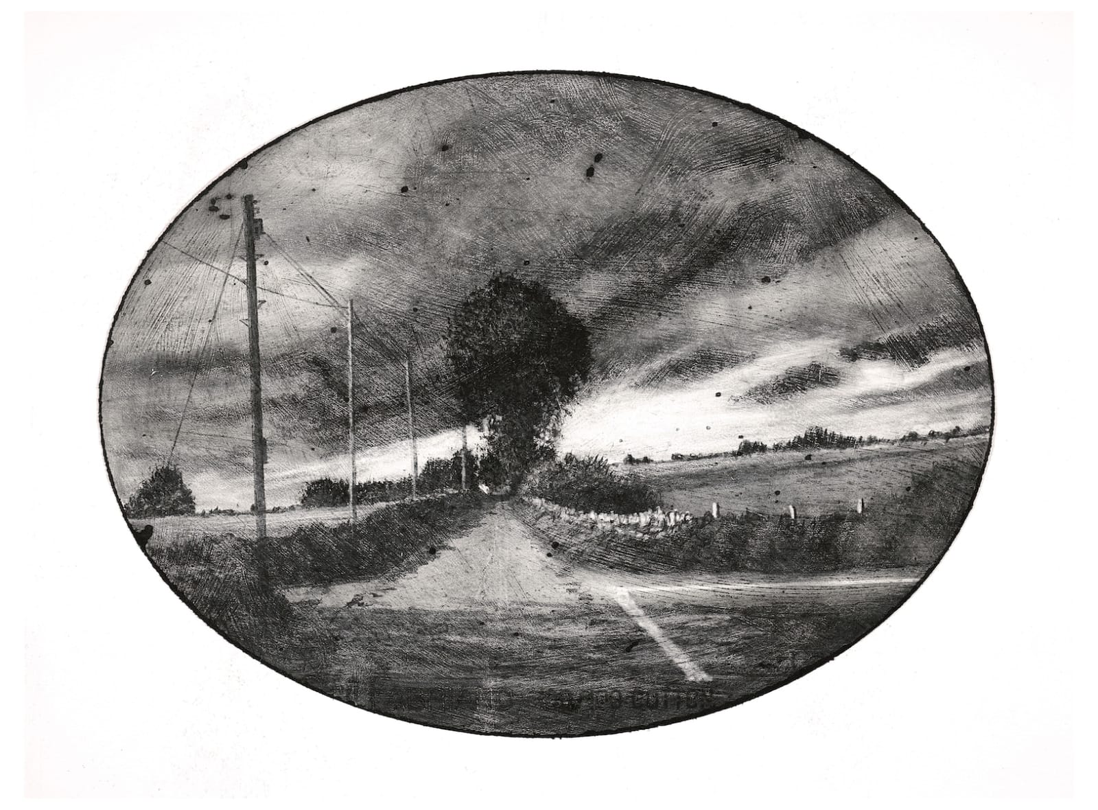 Michael Wann, Viral Landscape, Road to Water 3, 2020 | Solomon Fine Art