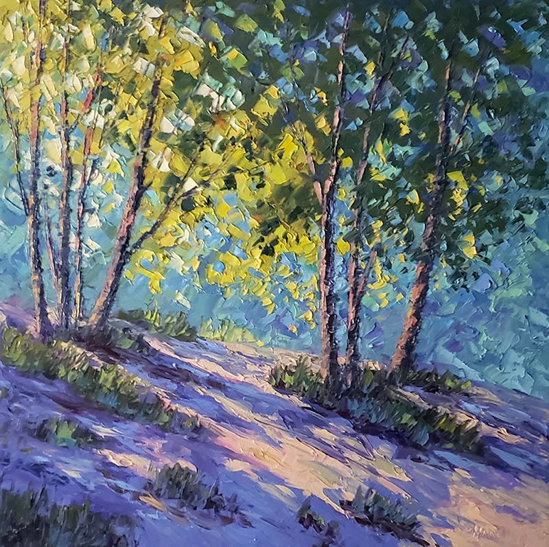 Maria Iva, Backlit Trees | Summer & Grace Gallery