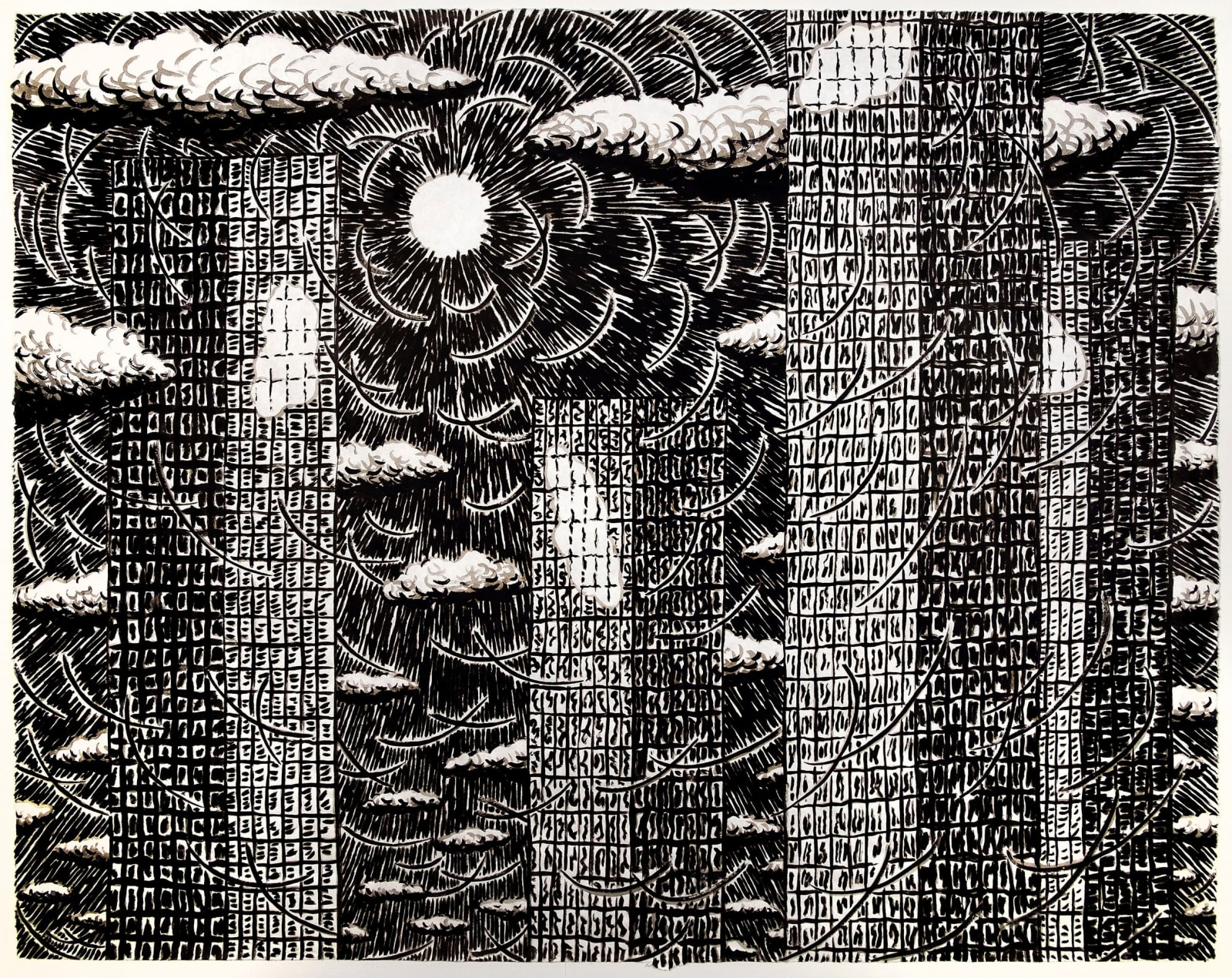 BENJAMIN DEGEN, Moon City, 2020 | Susan Inglett Gallery