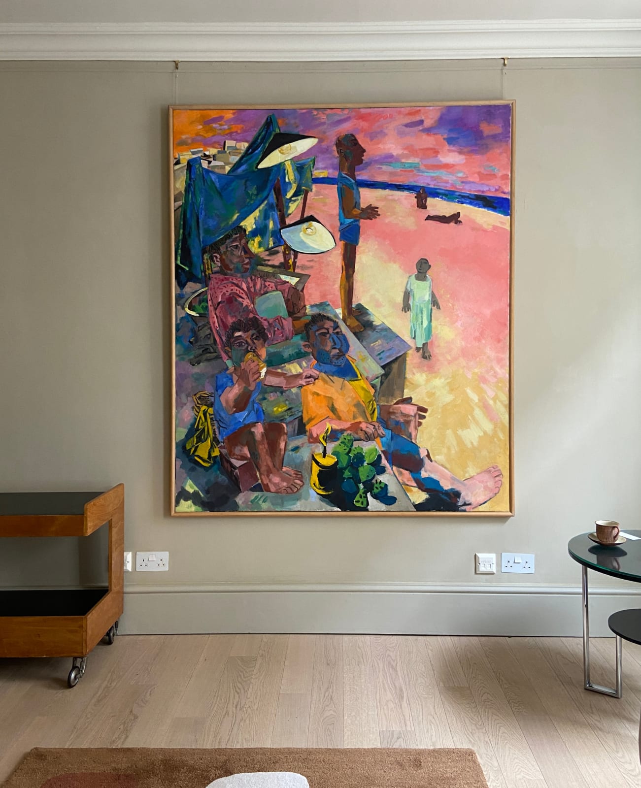 Peter de Francia, Tunisian Beach, 1967/1989 | The Fine Art Society Ltd