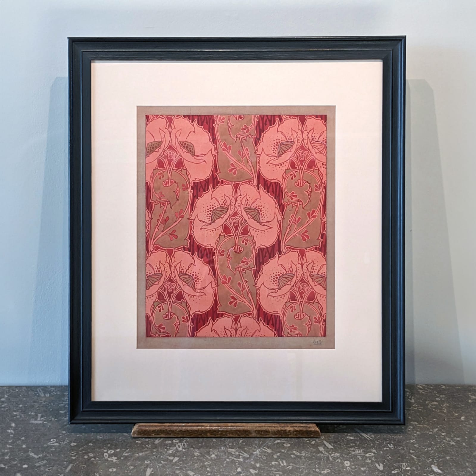 Frederick Burrows, Design in red | The Fine Art Society Ltd