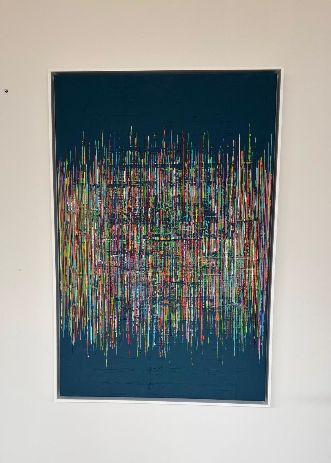 Valou Kervyn, Vibrations - Blue, 2025 | The Lane Art
