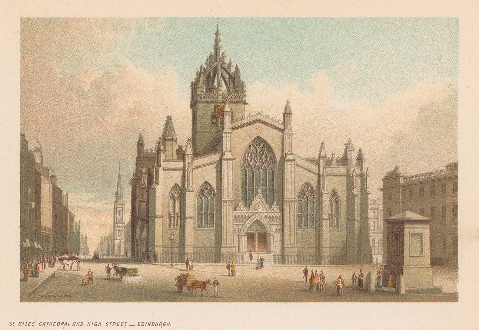 T. Nelson, Scotland - Edinburgh, St. Giles' Cathedral, 1889 | The Map House