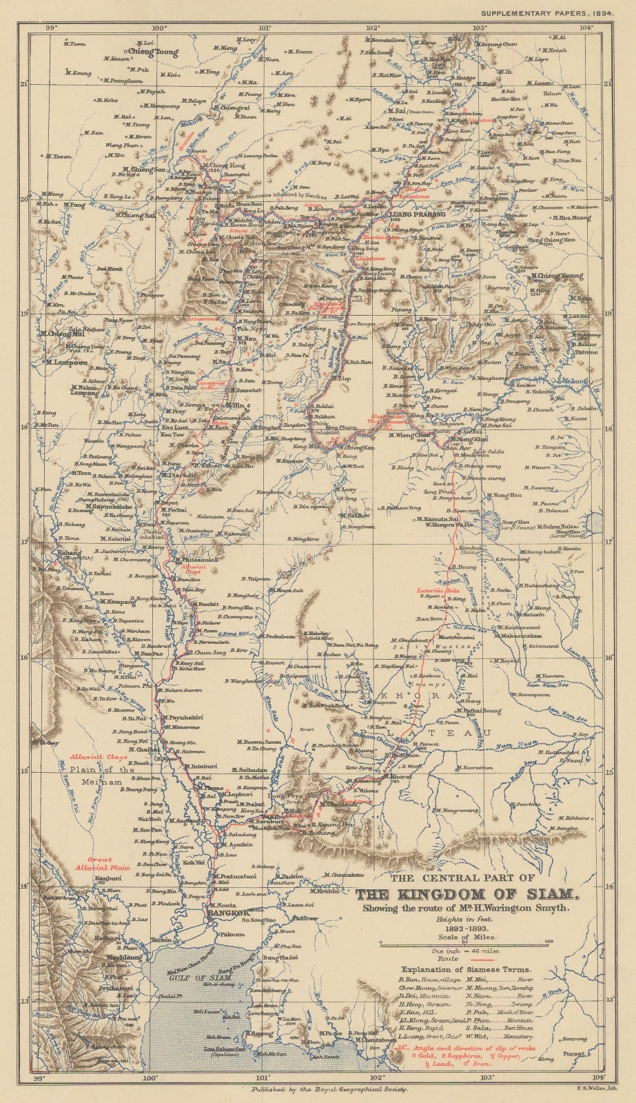 Royal Geographical Society (RGS), The Central Part of the Kingdom of ...