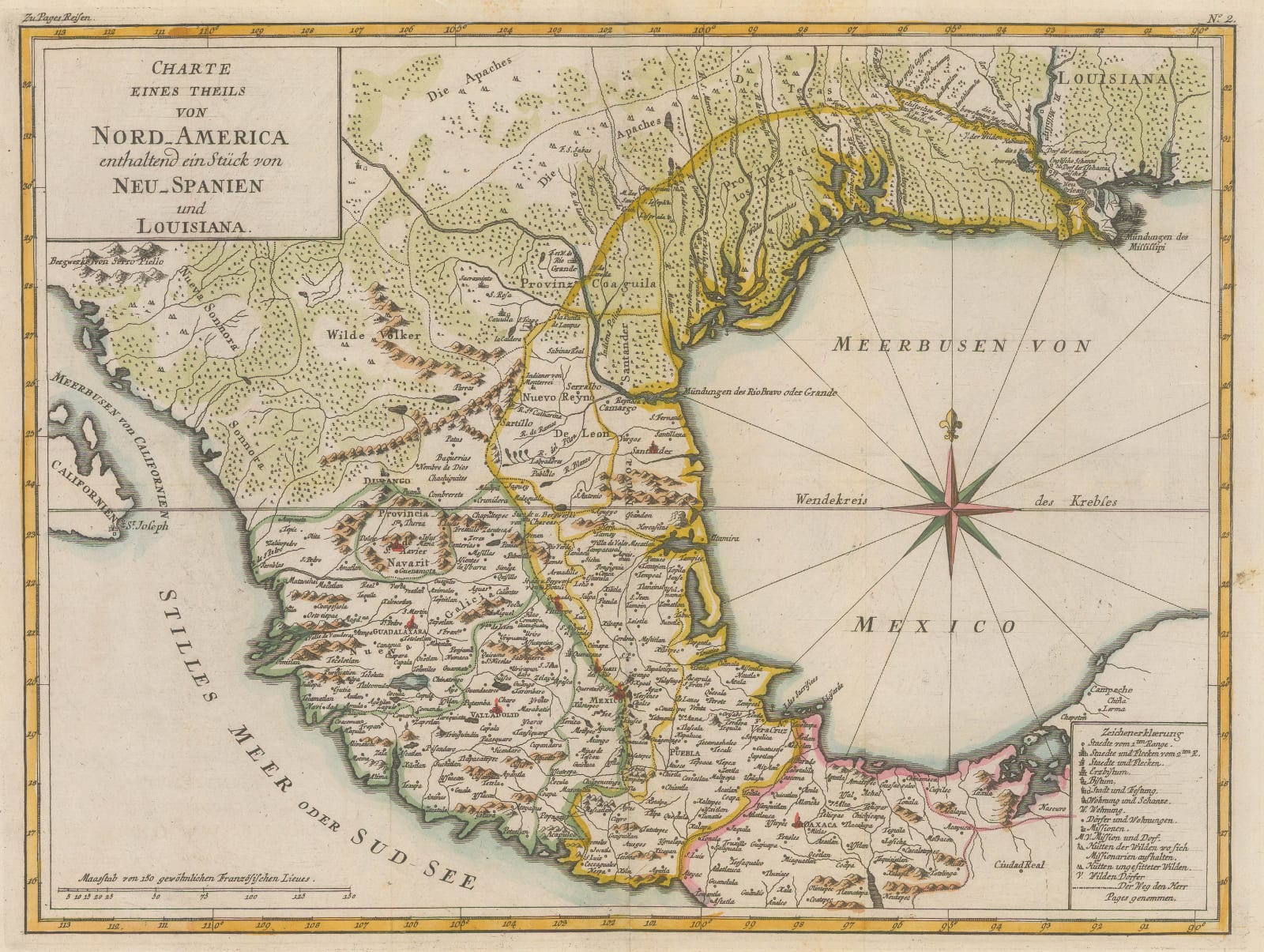Jacques-Nicolas Bellin, Southwestern USA and Mexico, 1760 c. | The Map ...