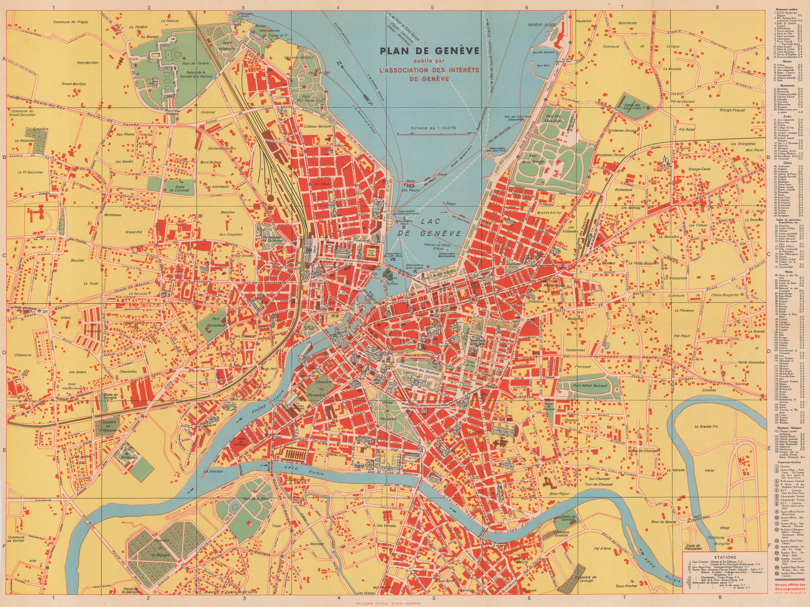 Roto-Sadag, Geneva, 1937 | The Map House Roto-Sadag, Geneva, 1937 | The Map House