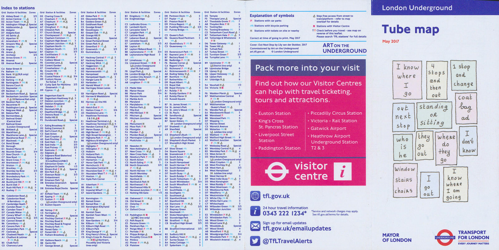 London Underground, London Underground Map, 2017 | The Map House London Underground, London Underground Map, 2017 | The Map House