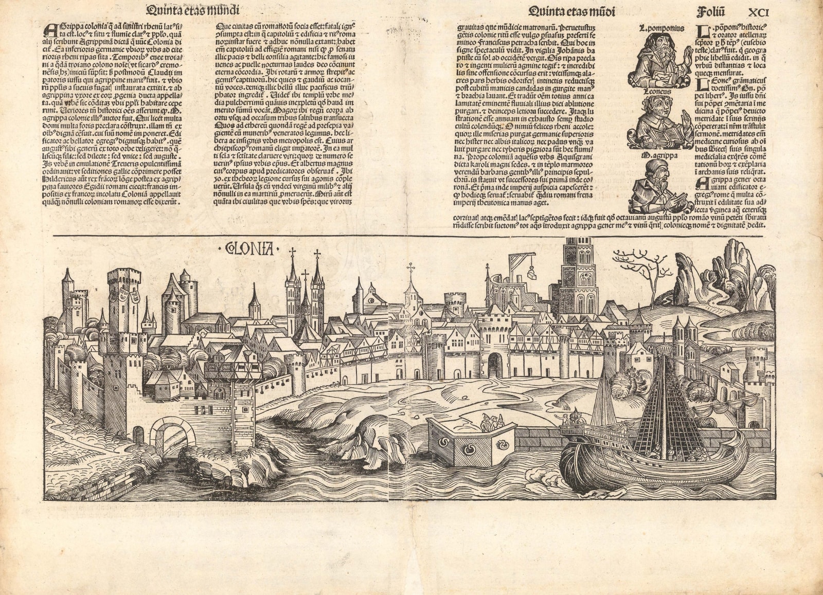 Hartmann Schedel, Colonea, 1493 | The Map House