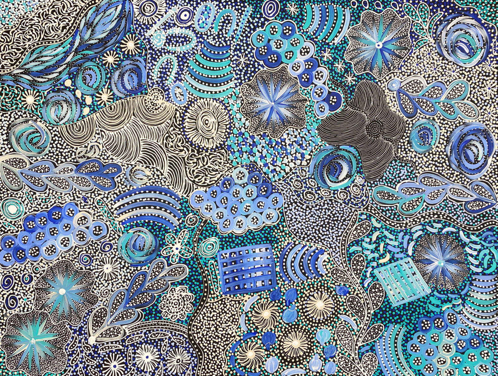 Art by Aboriginal artist Janet Golder Kngwarreye | This Is Aboriginal Art