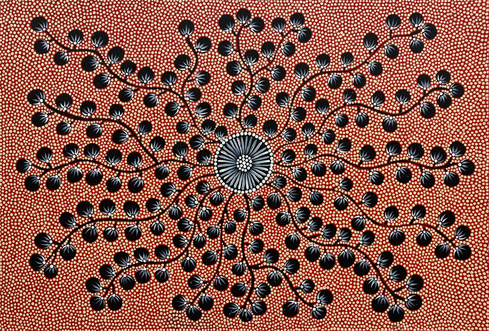 Patsy Ross, Wild Blackberries by Patsy Ross, 2023 | This is Aboriginal Art