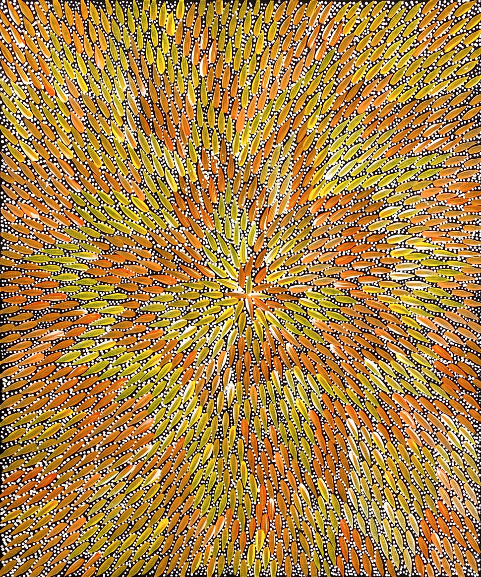 Bernadine Kemarre Johnson, Bush Medicine Leaves by Bernadine Kemarre ...