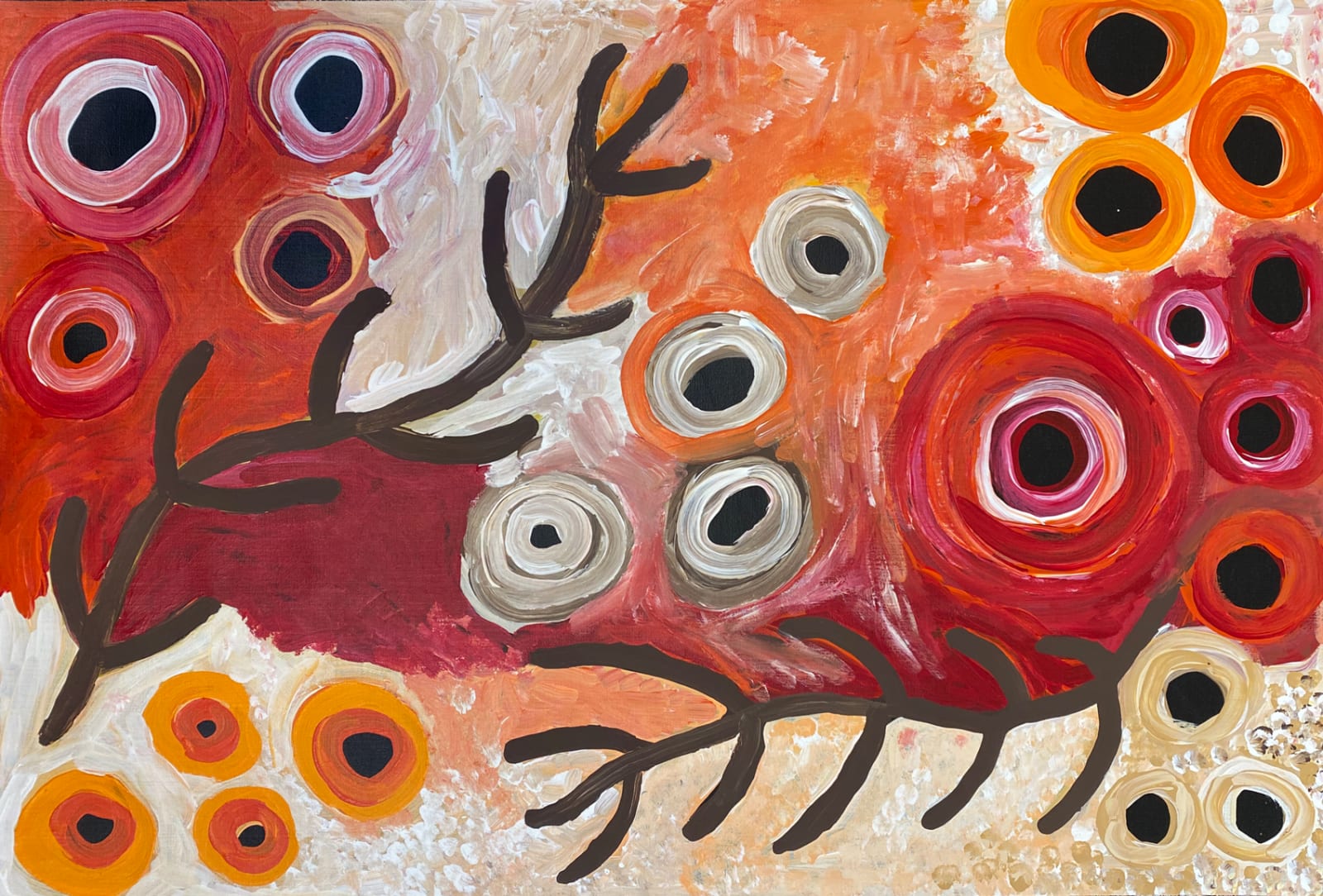 Art by leading Aboriginal artist Debra Umala | This Is Aboriginal Art