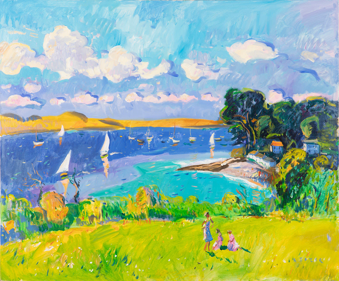 Andrew Tozer, Summer Colours, Helford Passage | Thompson's Gallery