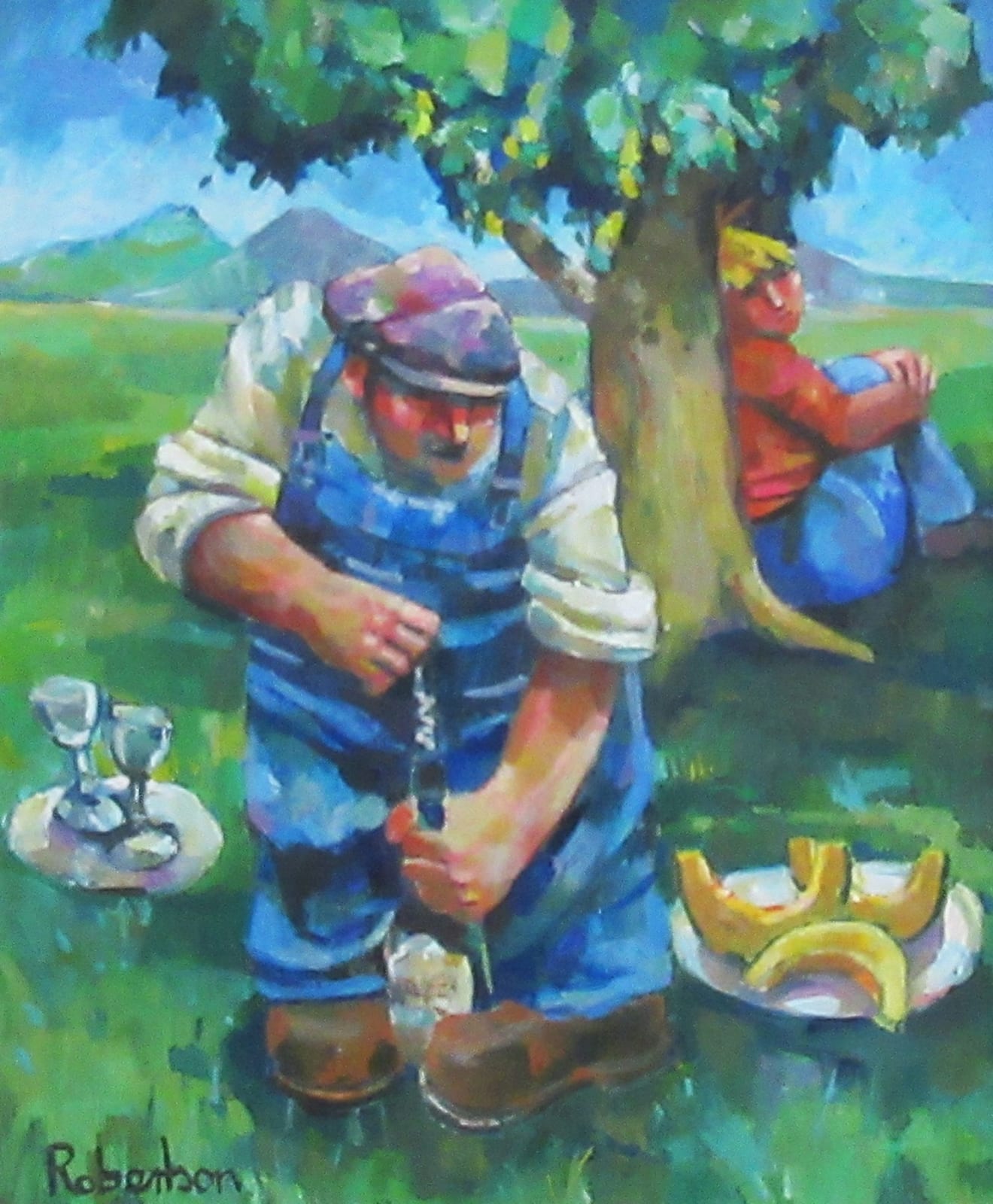 Jonathan Robertson, Picnic | Thompson's Gallery