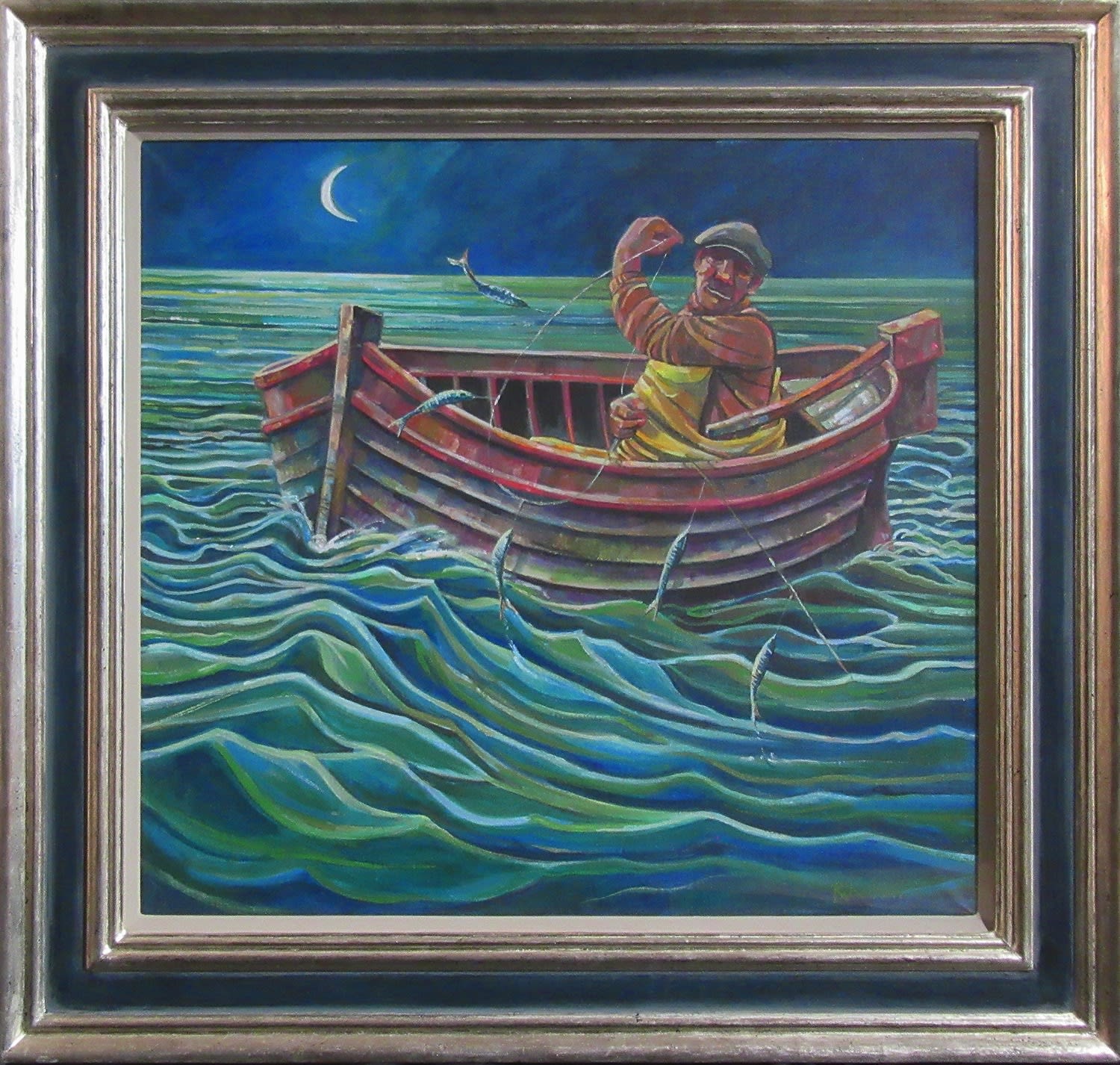 Jonathan Robertson, Midnight Catch | Thompson's Gallery