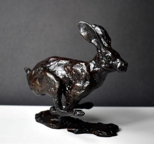 Elliot Channer, Running Hare (edition of 24) | Thompson's Gallery