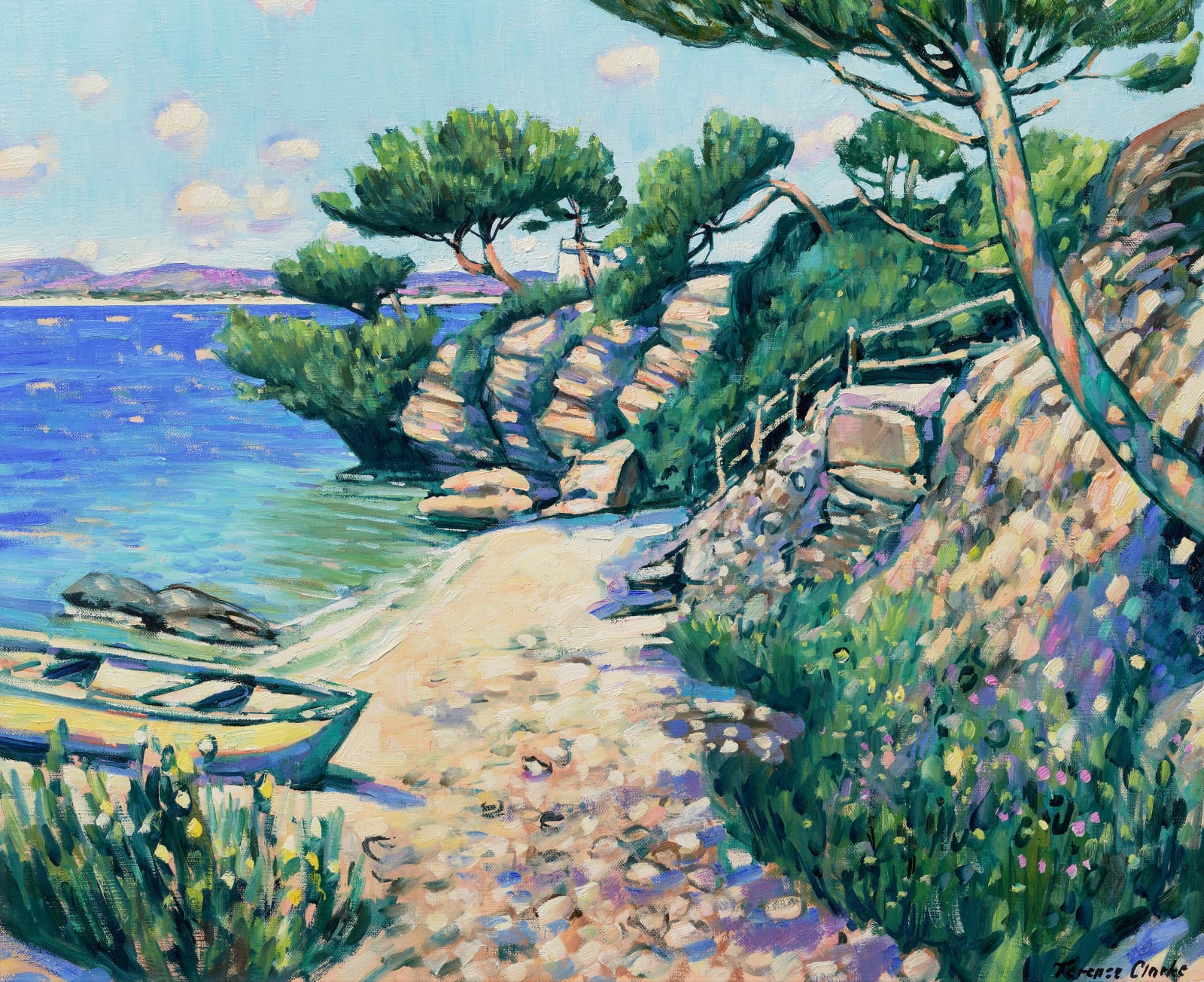 Terence Clarke, Madragne Beach, St. Cyr | Thompson's Gallery