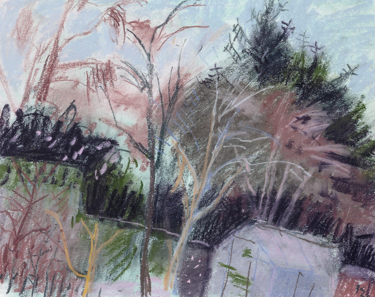 Kim Scouller, Garden Snowfall | Thompson's Galleries