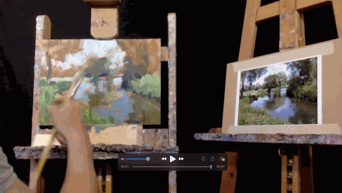 Tim Benson, 2 hour zoom landscape painting demonstration: 'Summer ...
