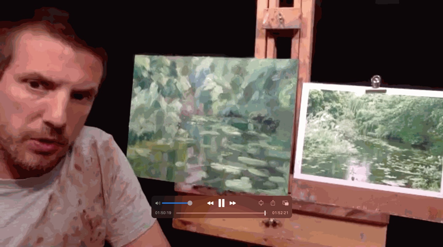 Tim Benson, 2 hour zoom landscape painting demonstration: 'river ...