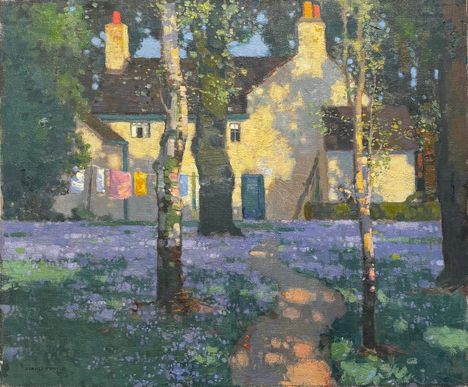 Stanley Royle, The Washing Line, c.1915-20 | Winsor Birch