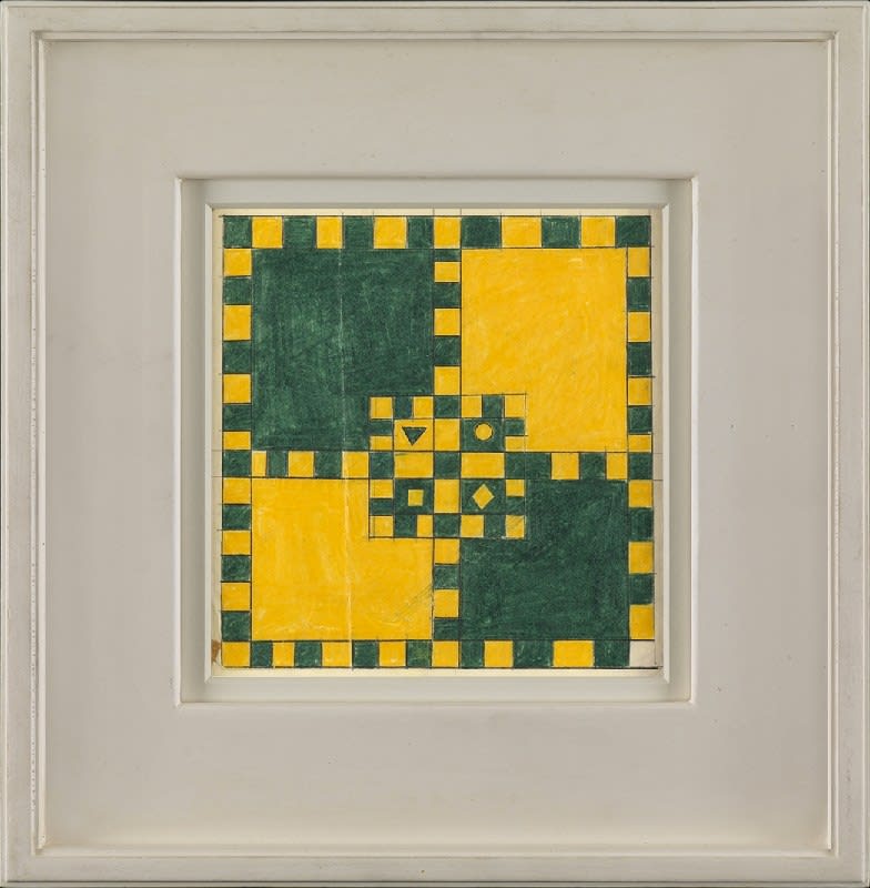 Derek Boshier, Study for painting "Ludo", 1961 | Whitford Fine Art