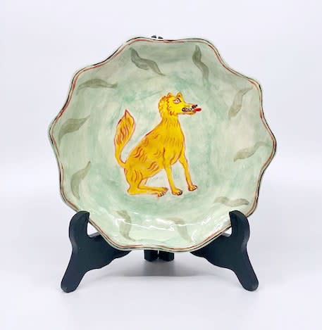 Claudia Rankin, Yellow Fox plate, 2023 | WSJ Gallery