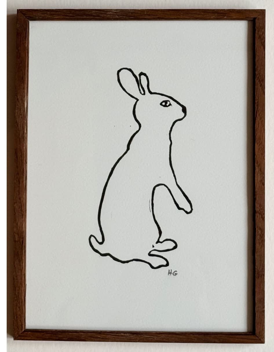 Hugo Guinness classic prints (framed), Rabbit, 2023 | WSJ Gallery