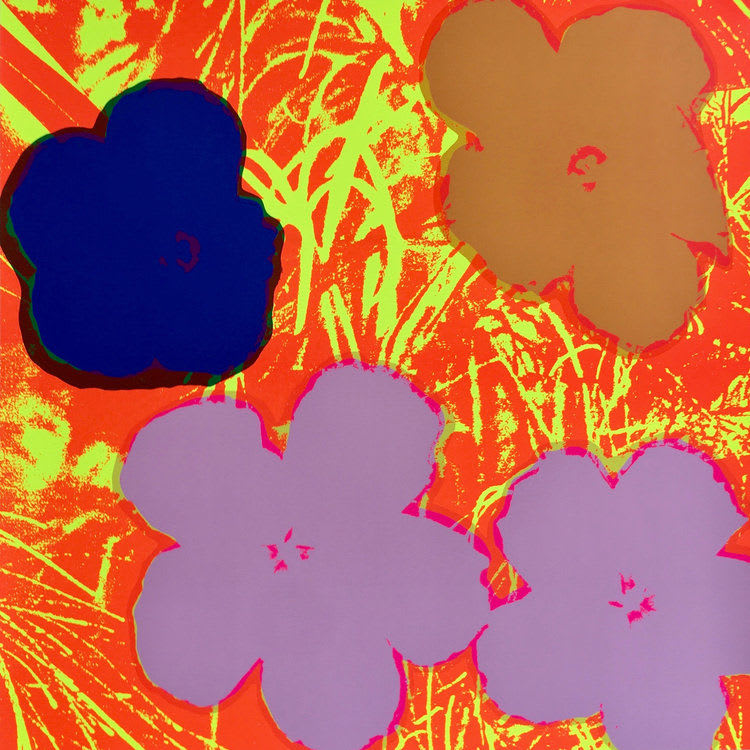 Andy Warhol, Sunday-B Morning Flowers, 1969 | Zebra One Gallery Andy Warhol, Sunday-B Morning Flowers, 1969 | Zebra One Gallery