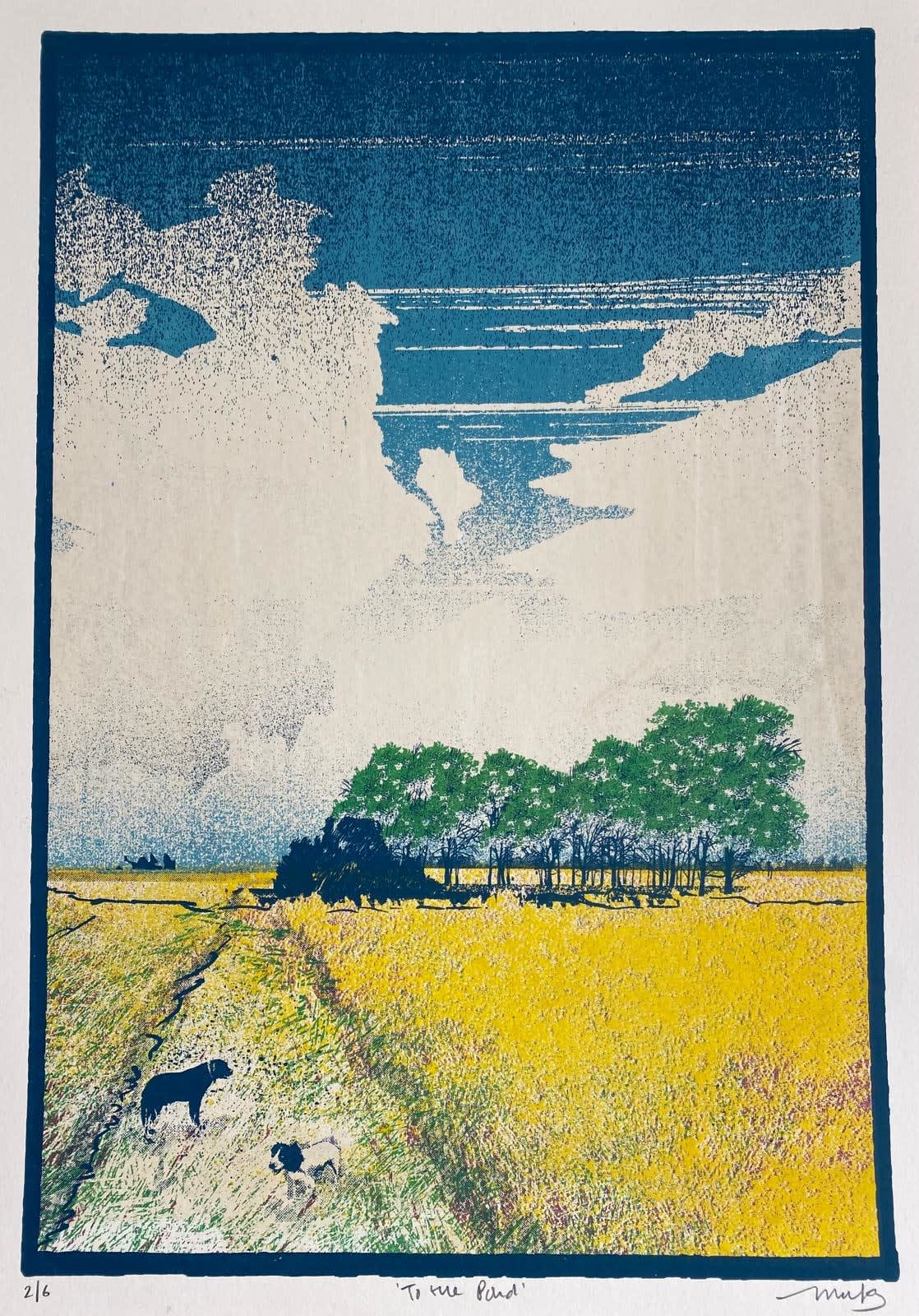 Jon Mackay, To The Pond, 2024 | Zuleika Gallery