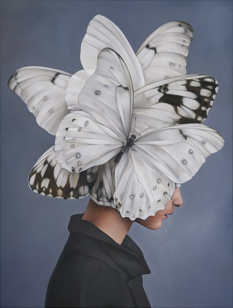 Amy Judd, Pensive monochrome, 2024 | Hicks Gallery