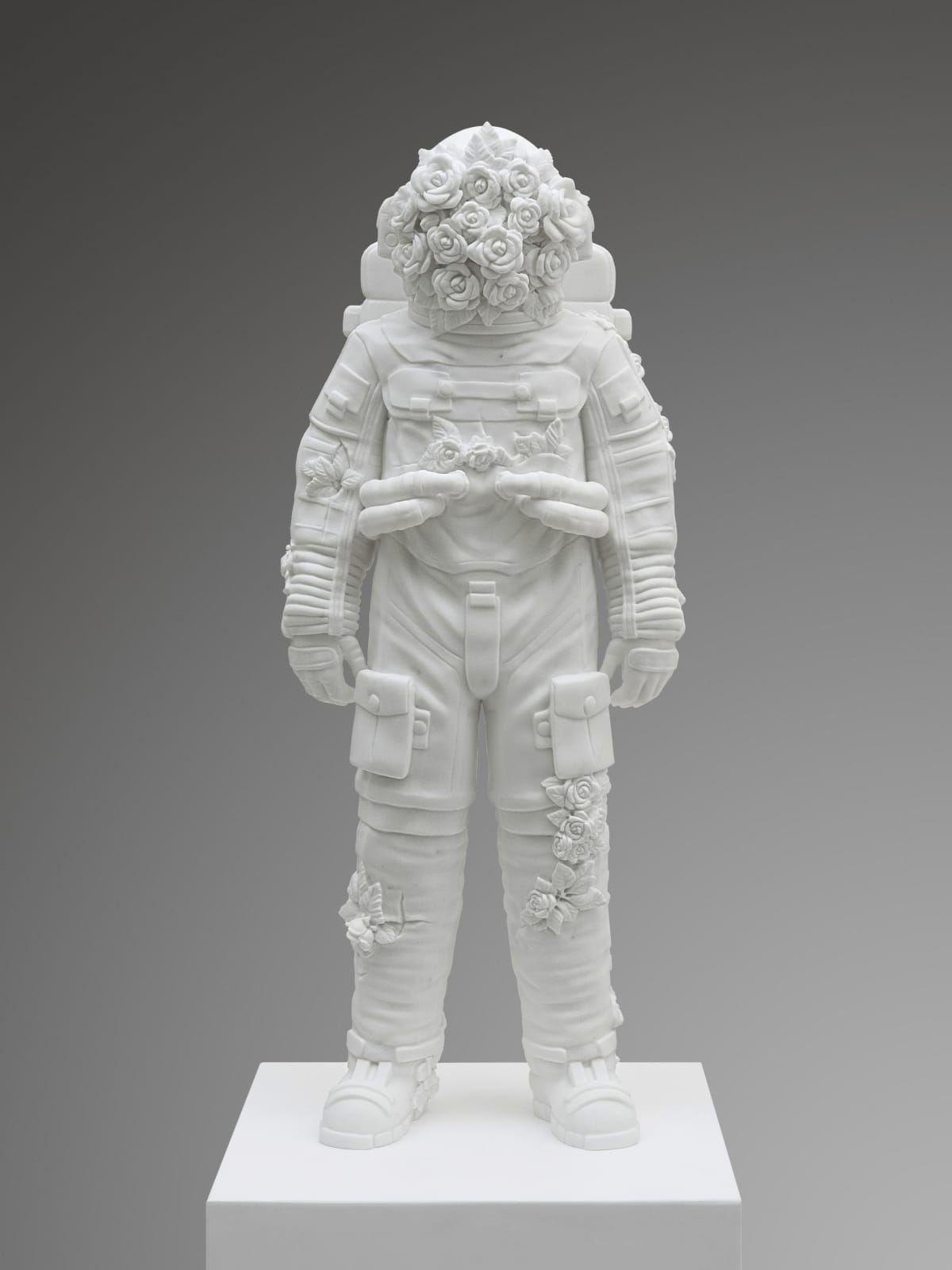 Spaceman sculpture by Filippo Tincolini