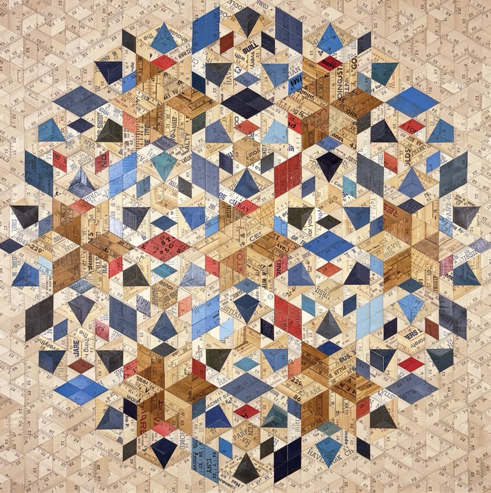 Rose Vickers, Kaleidoscope with Blue and Red | Cube Gallery