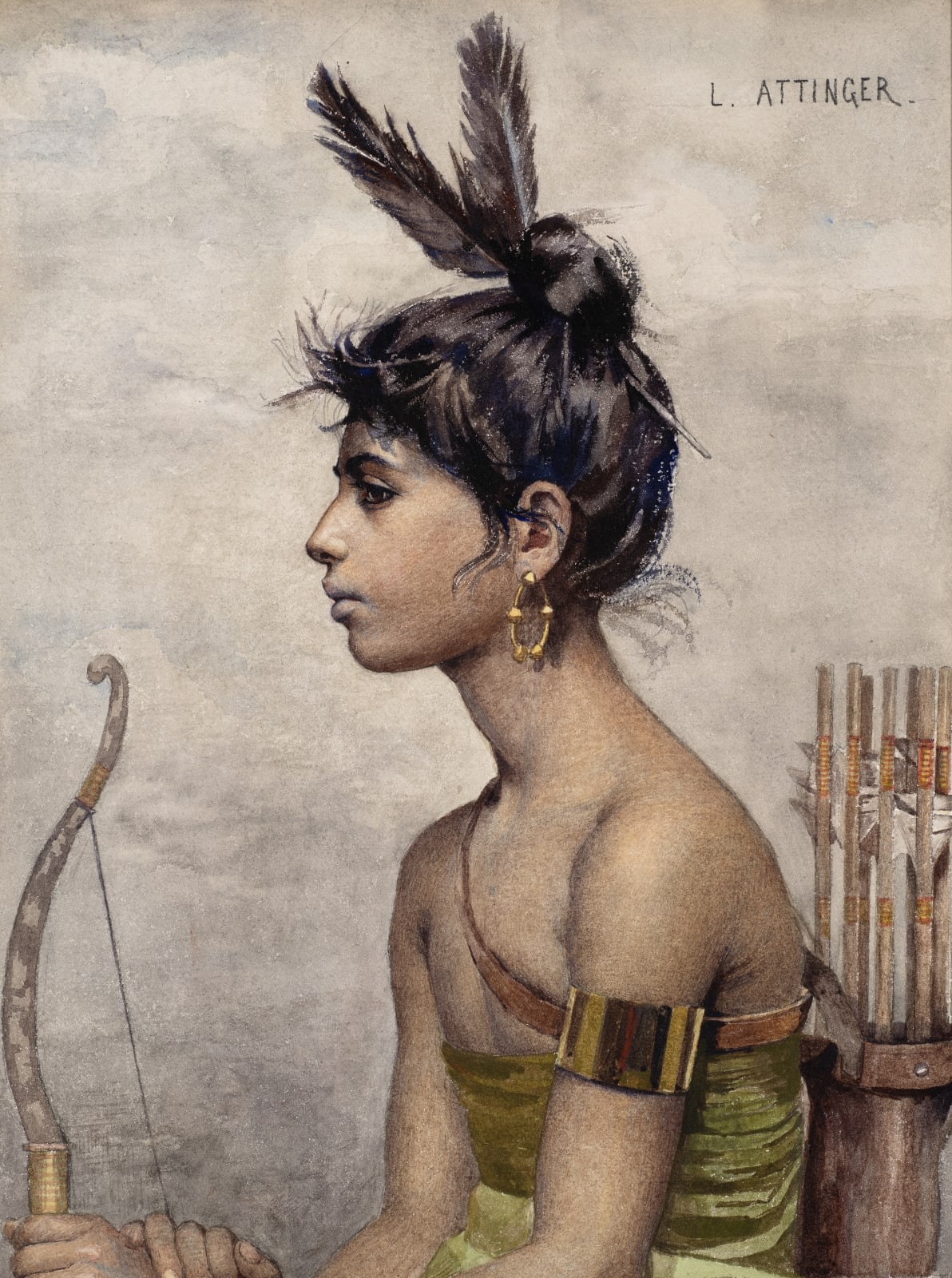 Lucie Attinger (1859 - 1928), Acquired by the Allen Memorial Art Museum ...