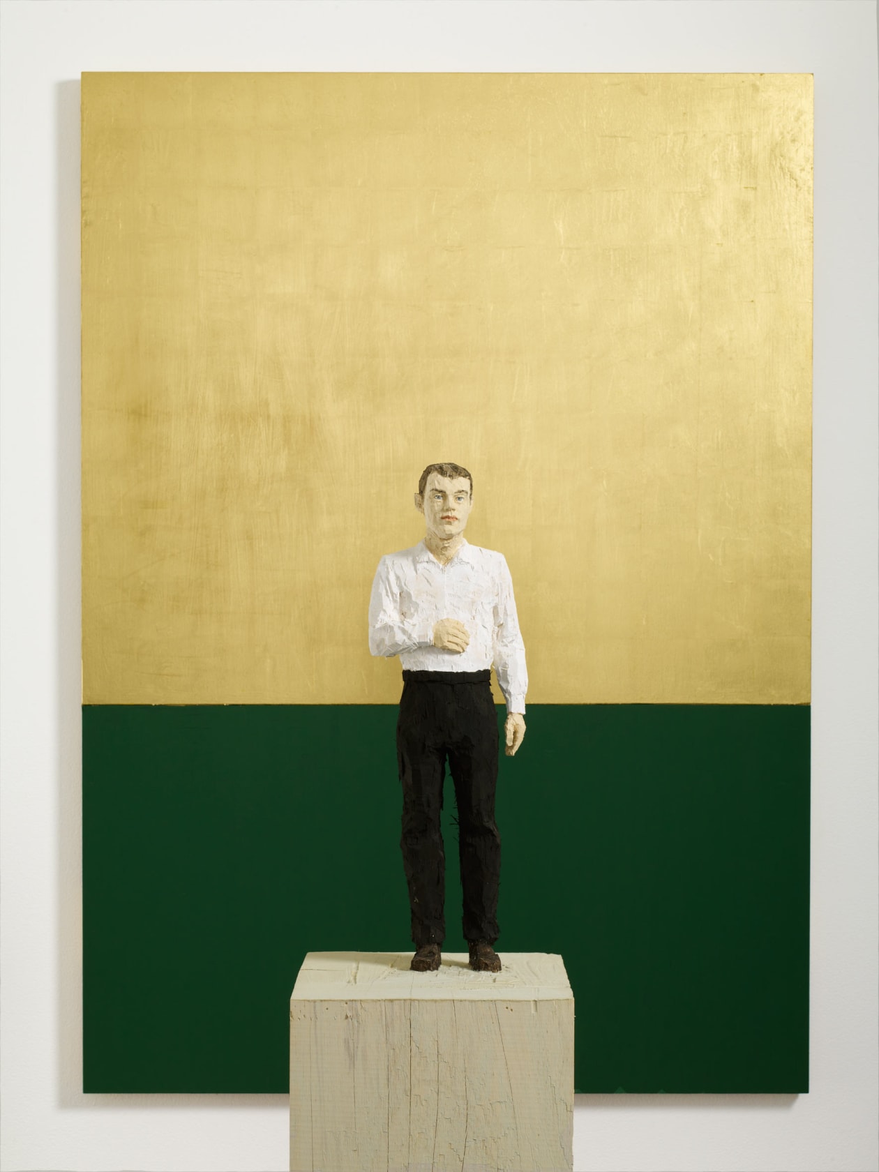 Stephan Balkenhol, Welcome, 2013 | Stephen Friedman Gallery