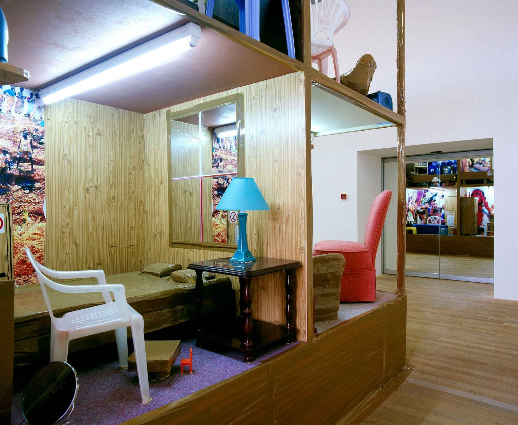 Thomas Hirschhorn, Hotel Democracy, 2003 | Stephen Friedman Gallery