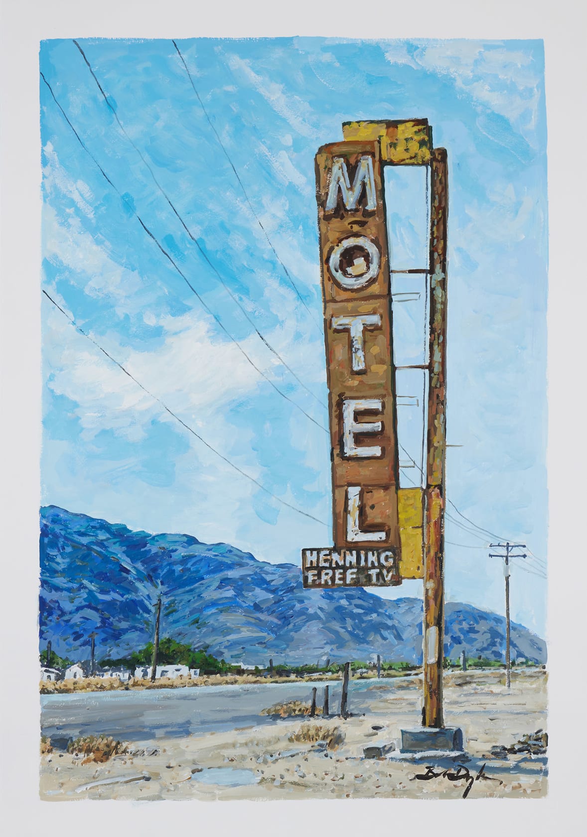 Bob Dylan, Motel Blues | Halcyon Gallery