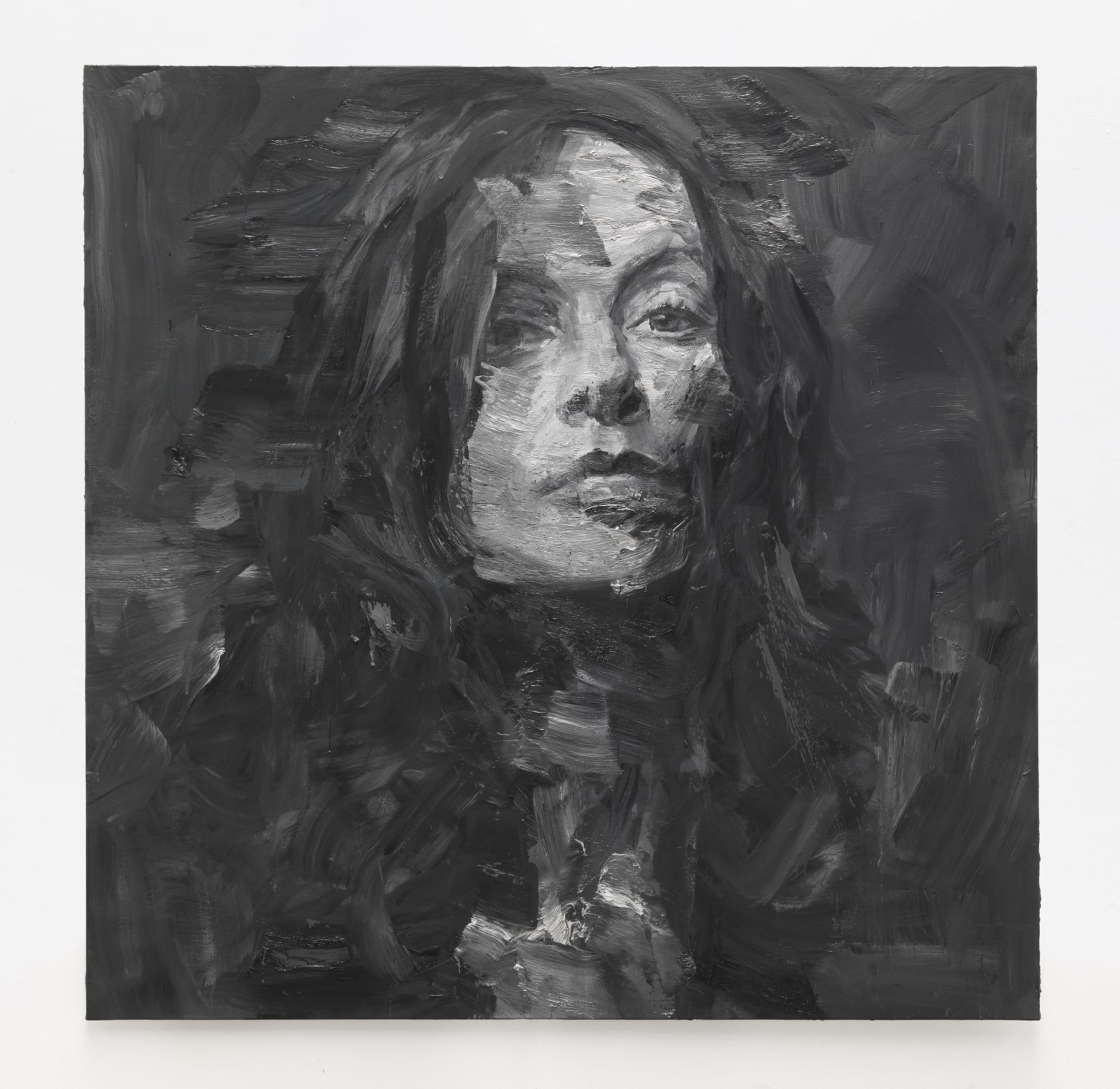 Yan Pei–Ming, Portrait d'Isabelle Huppert I, 2013 | Thaddaeus Ropac