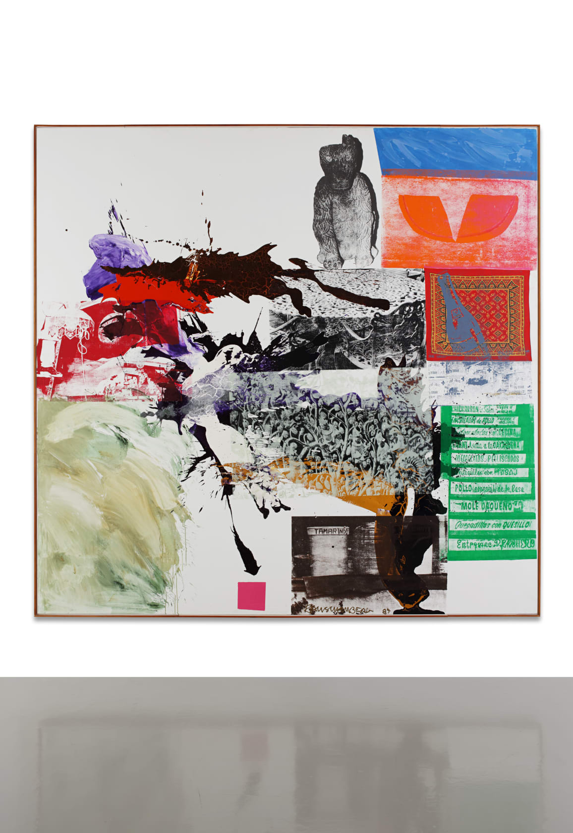 Robert Rauschenberg, Street Contract / ROCI MEXICO, 1985 | Thaddaeus Ropac