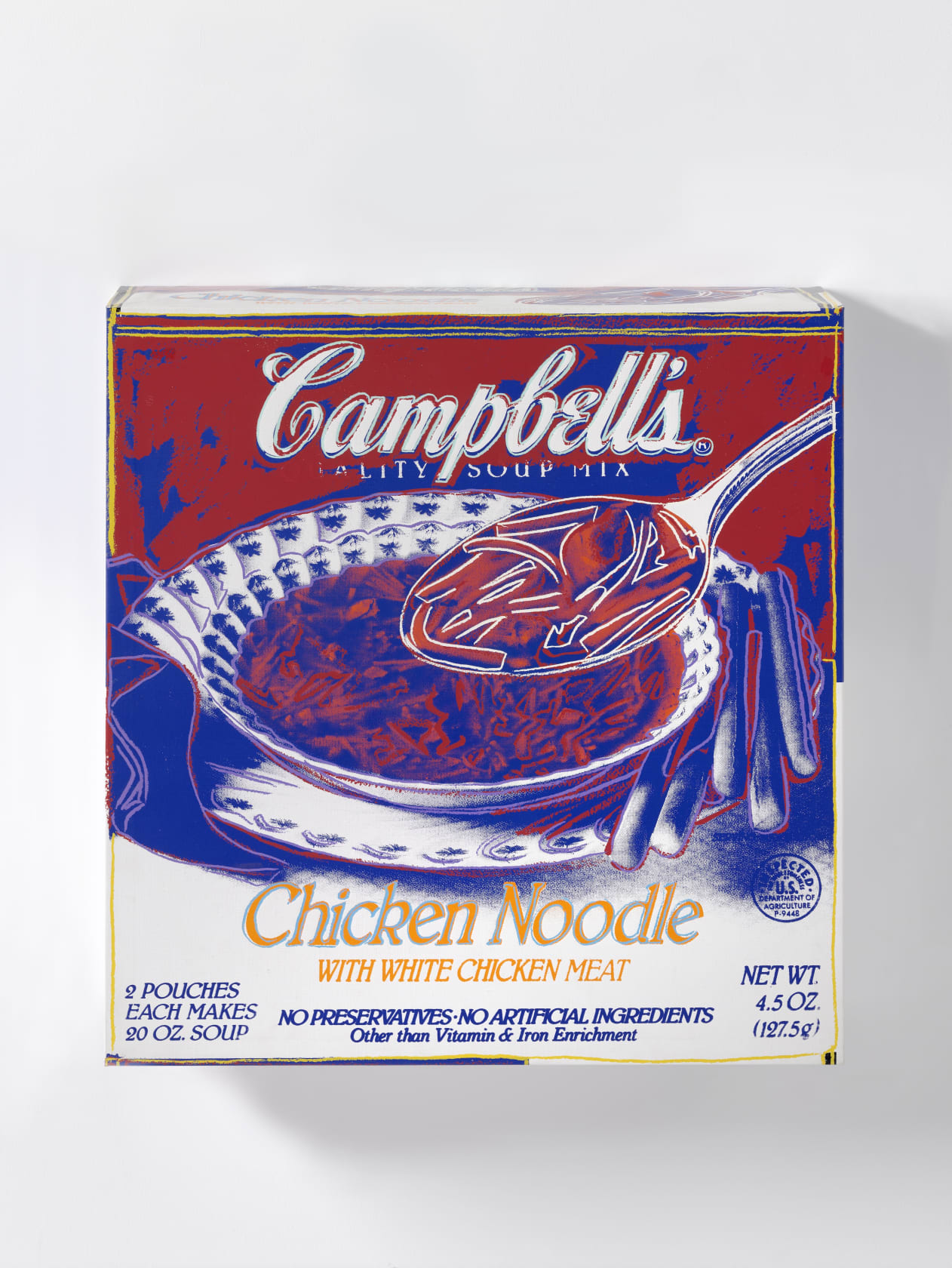 Andy Warhol, Campbell's chicken noodle soup box, 1986 | Thaddaeus Ropac