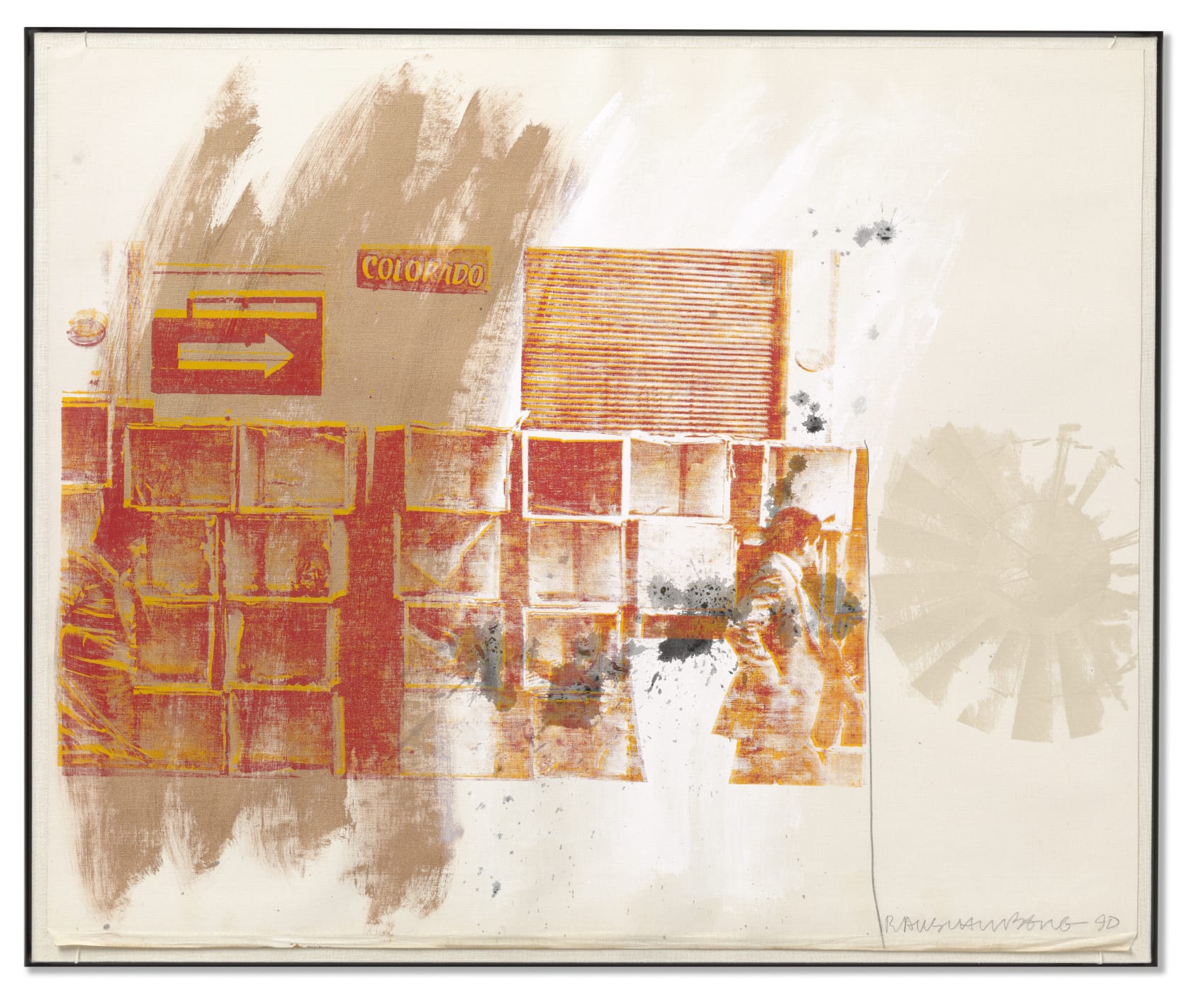 Robert Rauschenberg, Red Spinner , 1990 | Thaddaeus Ropac