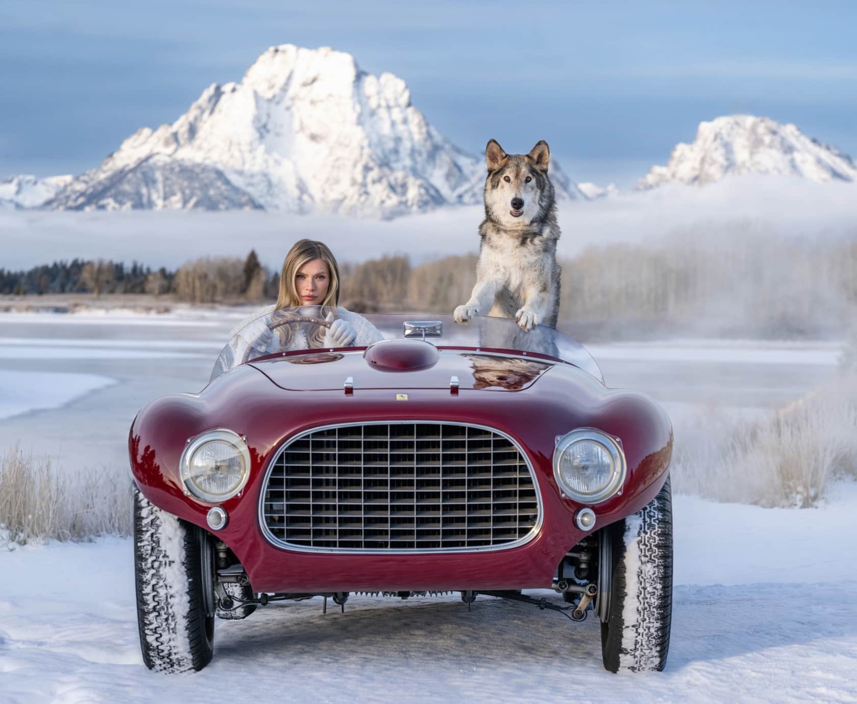 David Yarrow, The White Lady (Colour), 2025 | Maddox Gallery