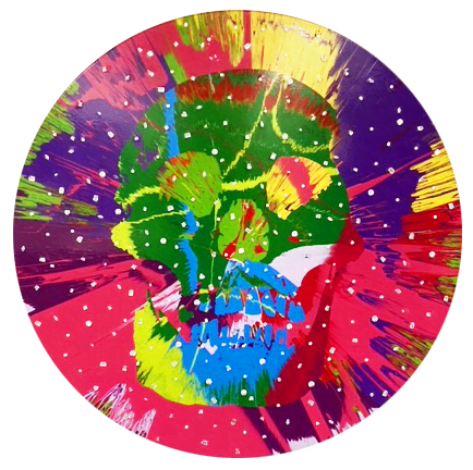 Damien Hirst, Beautiful Zaria Micropsia Painting for Candida (with ...