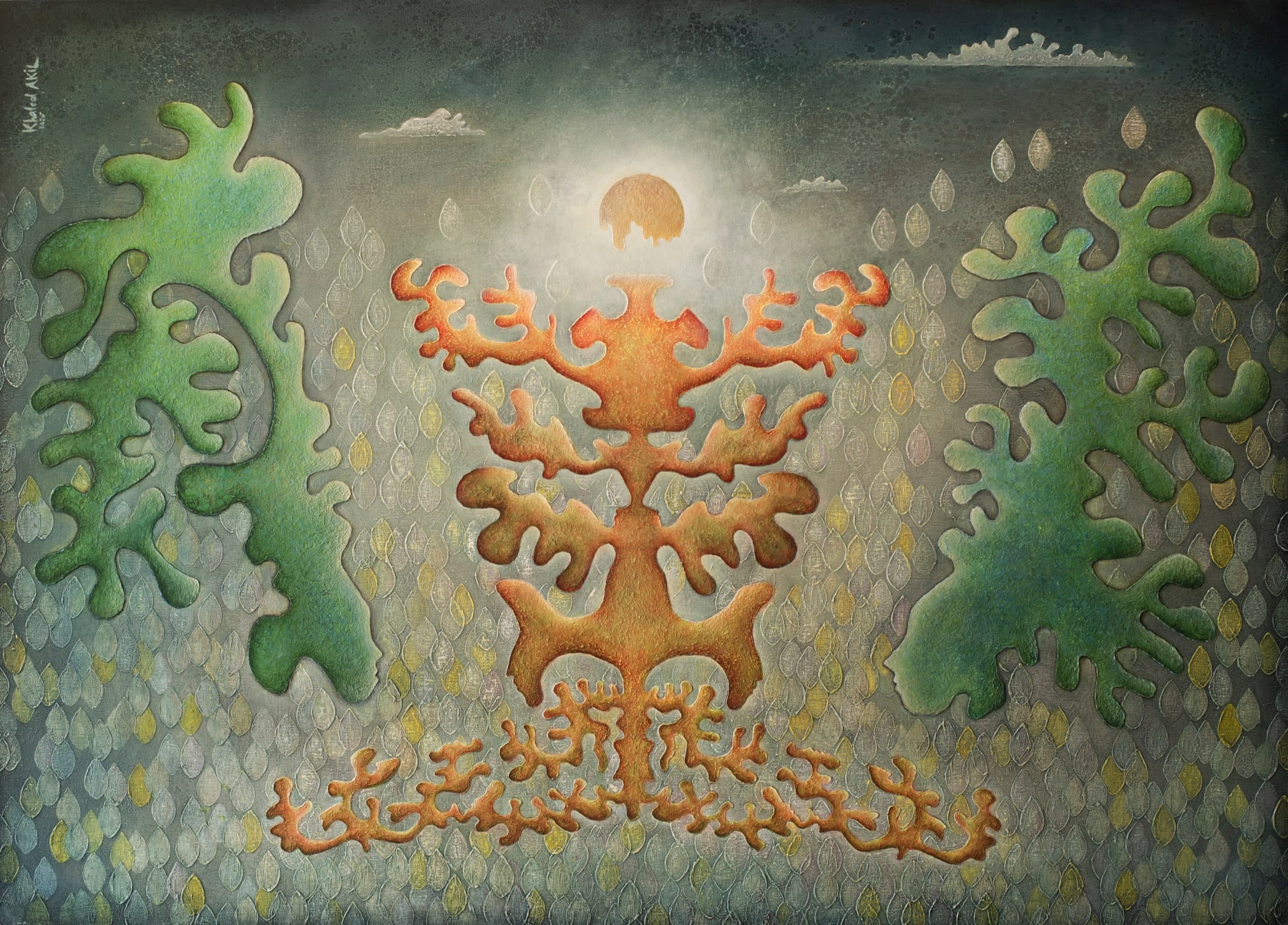 Khaled Akil, Wisdom Given by Nature, 2020 | Ayyam Gallery