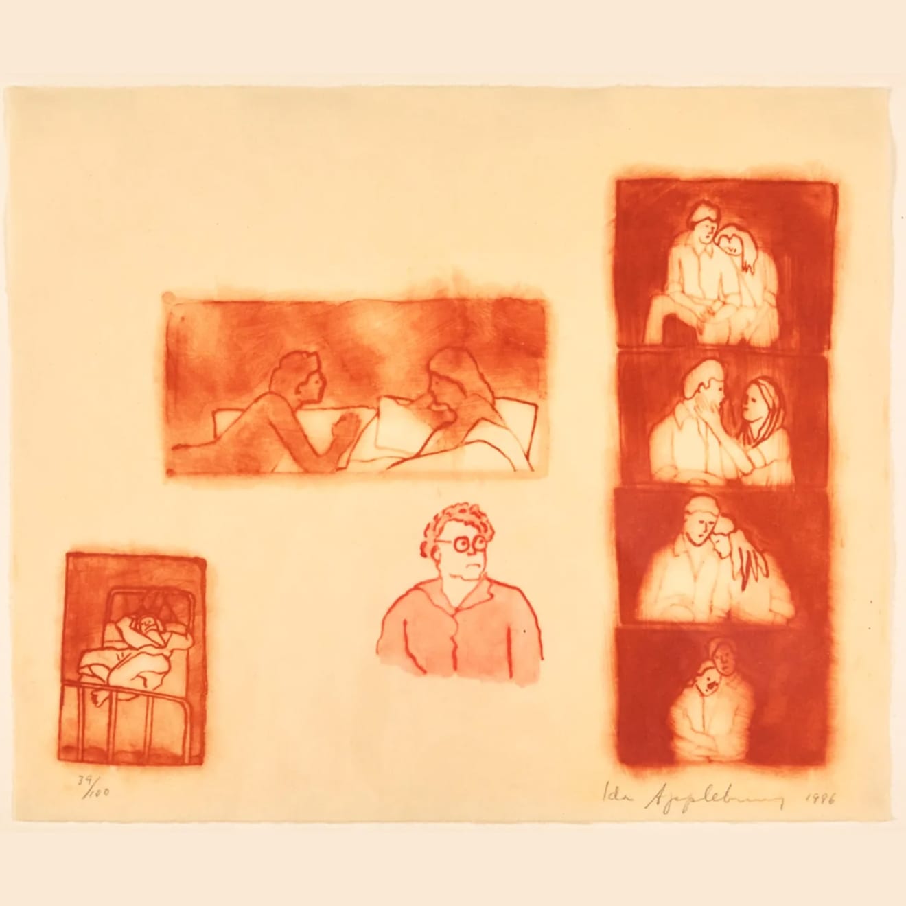 Ida Applebroog, Yes, You Can, 1996 | Michael Rosenthal Art Gallery