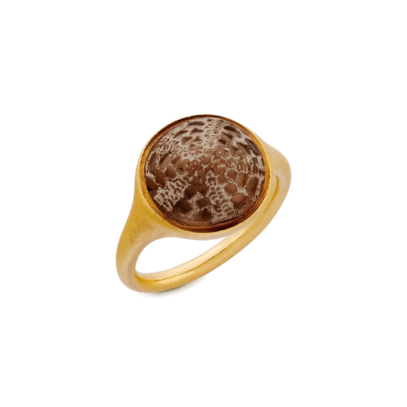 *, A 17th century gold and fossil ring | Symbolic & Chase