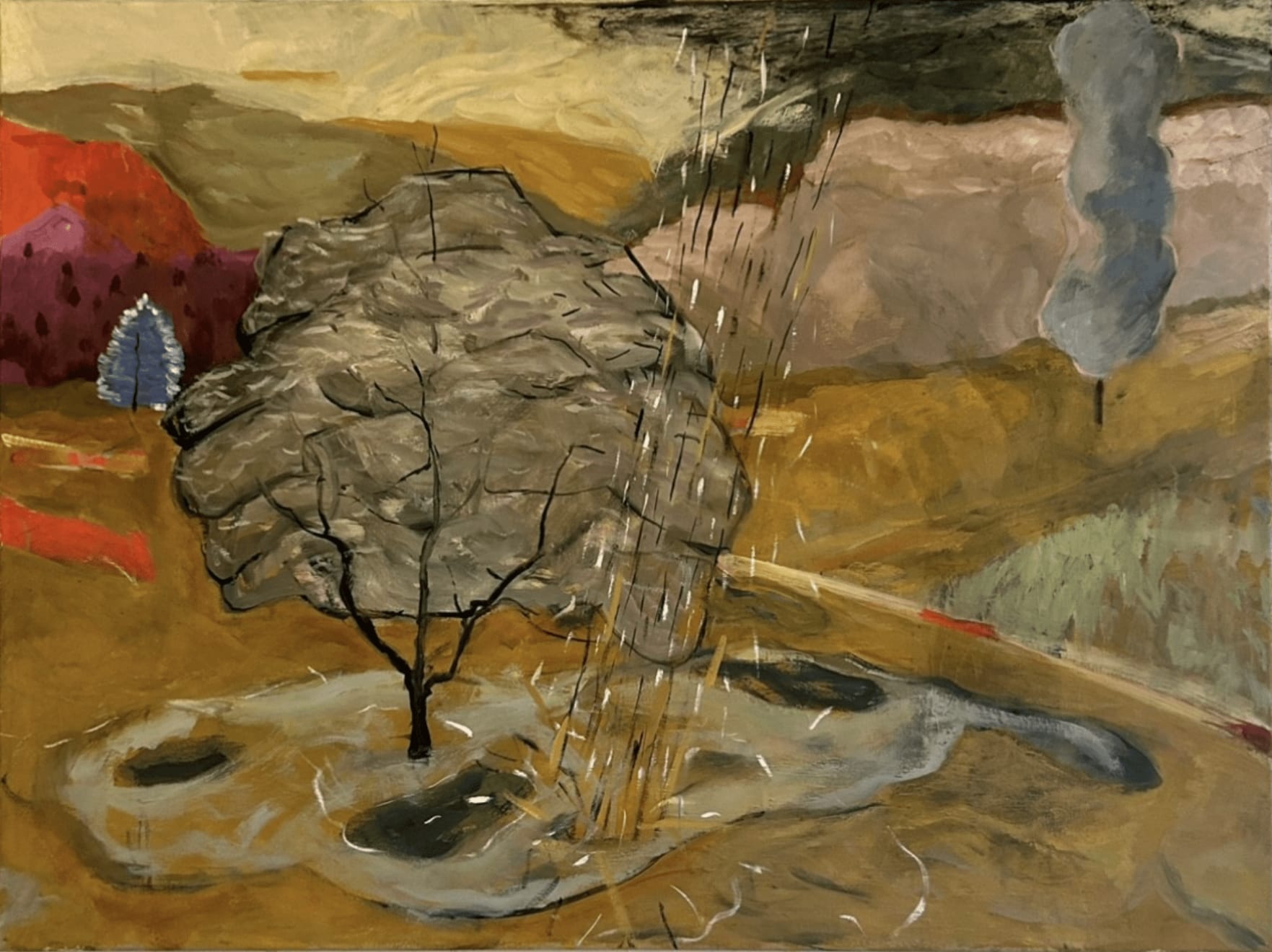 Mary Breneman, Backyard-March, 2024 | Maya Frodeman Gallery Mary Breneman, Backyard-March, 2024 | Maya Frodeman Gallery