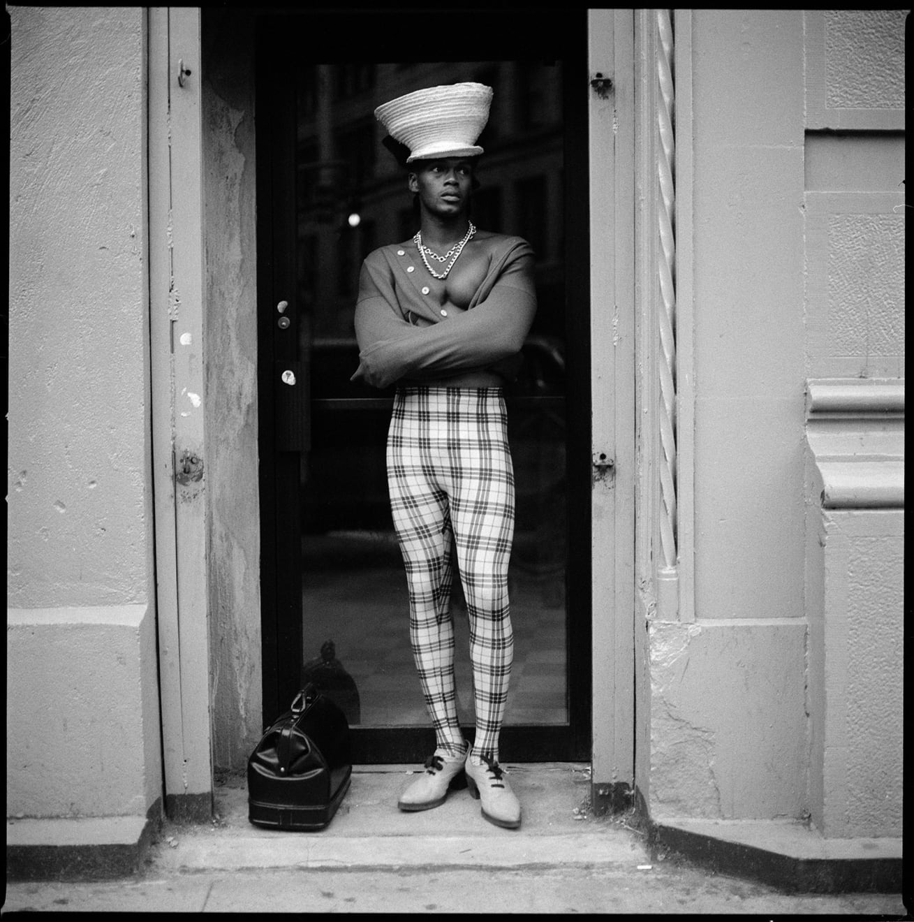 Jeffrey Henson Scales, Young Man in Plaid , 1991 | ArtlogicWebsite0907
