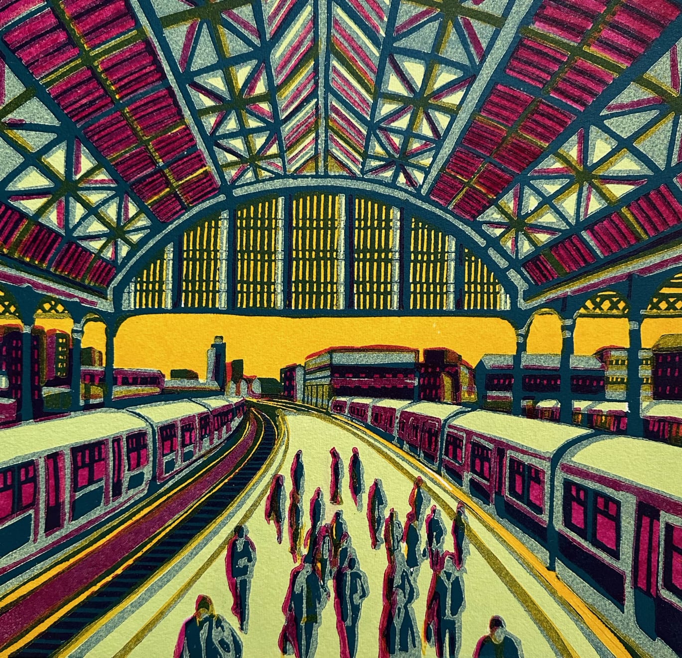 Gail Brodholt, London Calling II, 2023 | Eames Fine Art Gail Brodholt, London Calling II, 2023 | Eames Fine Art